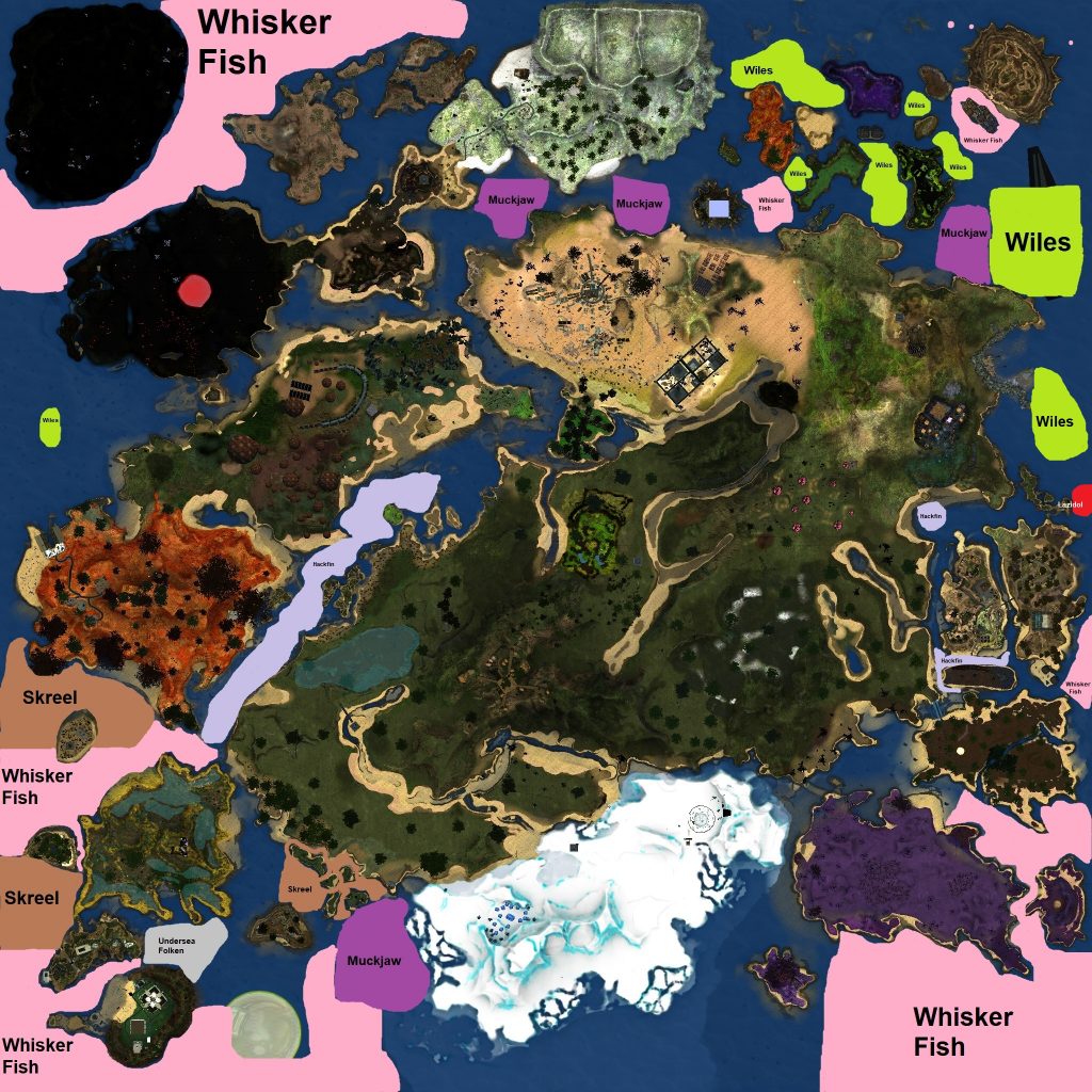 Mob Locations - CyreneDream - A Guide to Planet Cyrene in EU